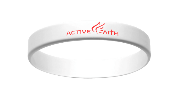Active Faith IJNIP Band White/Red - Active Faith Sports