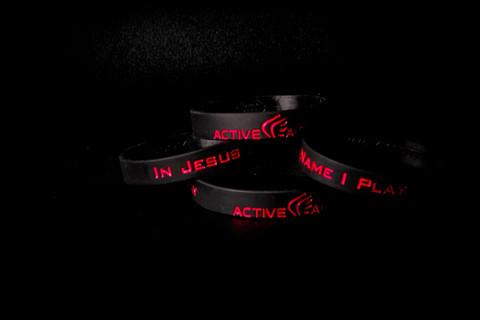 Active Faith IJNIP Band Black/Red - Active Faith Sports